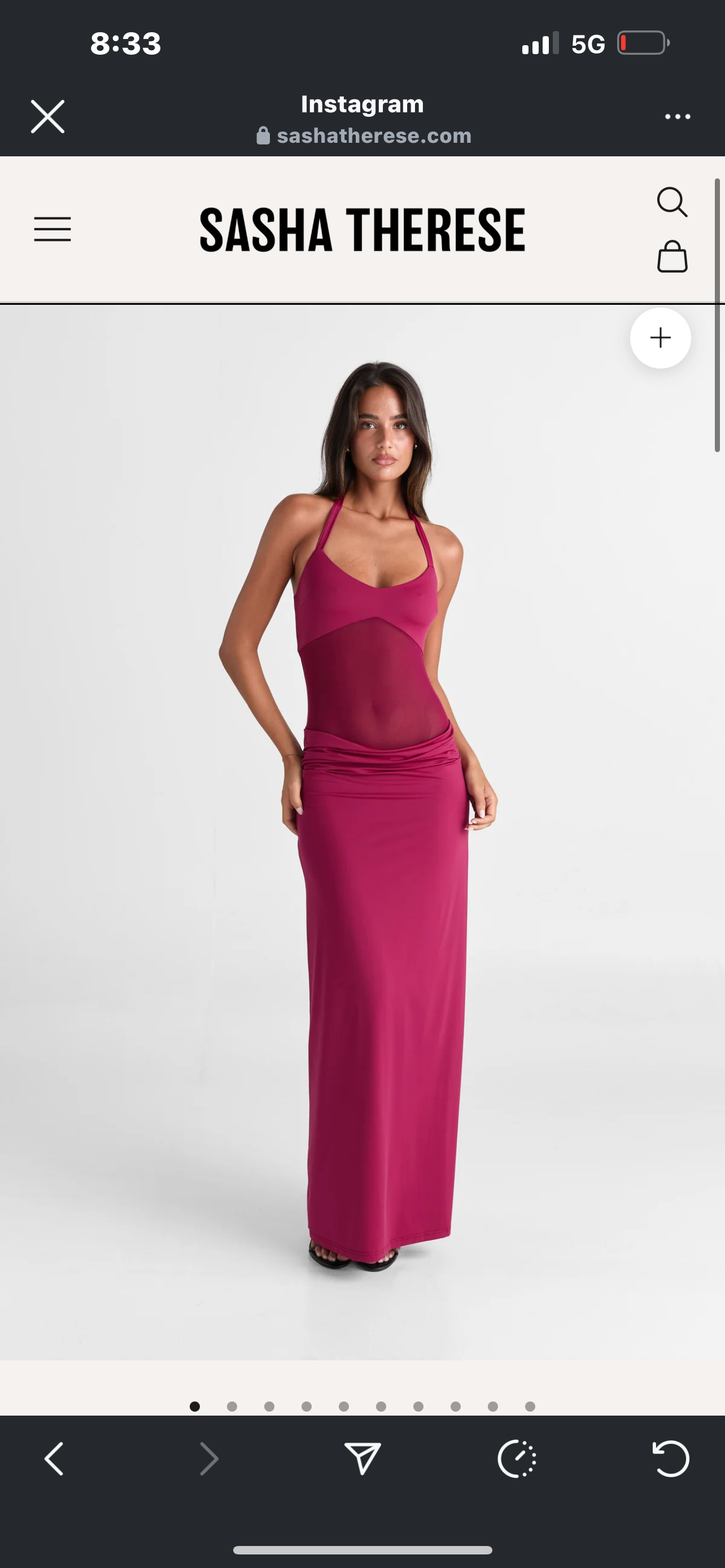 Sasha Therese Sariya Maxi Dress Ruby – Rent a Dress