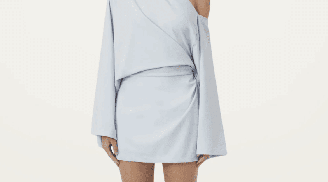 Camilla and Marc Elliot Mini Dress in Blue Haze – Rent a Dress